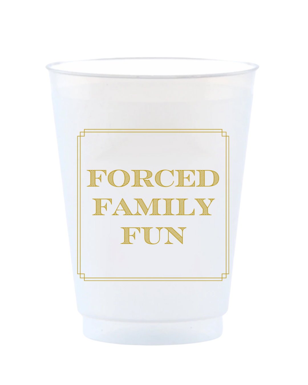 Forced Family Fun Reusable Frost Flex Cups – perk